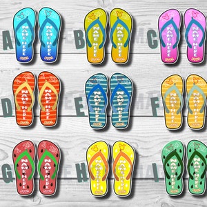 DCL Island Beach Fab 6 Cruise Door Magnets - Personalized - Disney ...