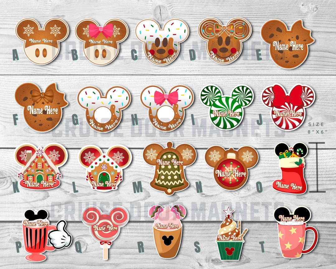 Disney Very Merrytime Cruise Door Magnet, Personalized, Mickey ...