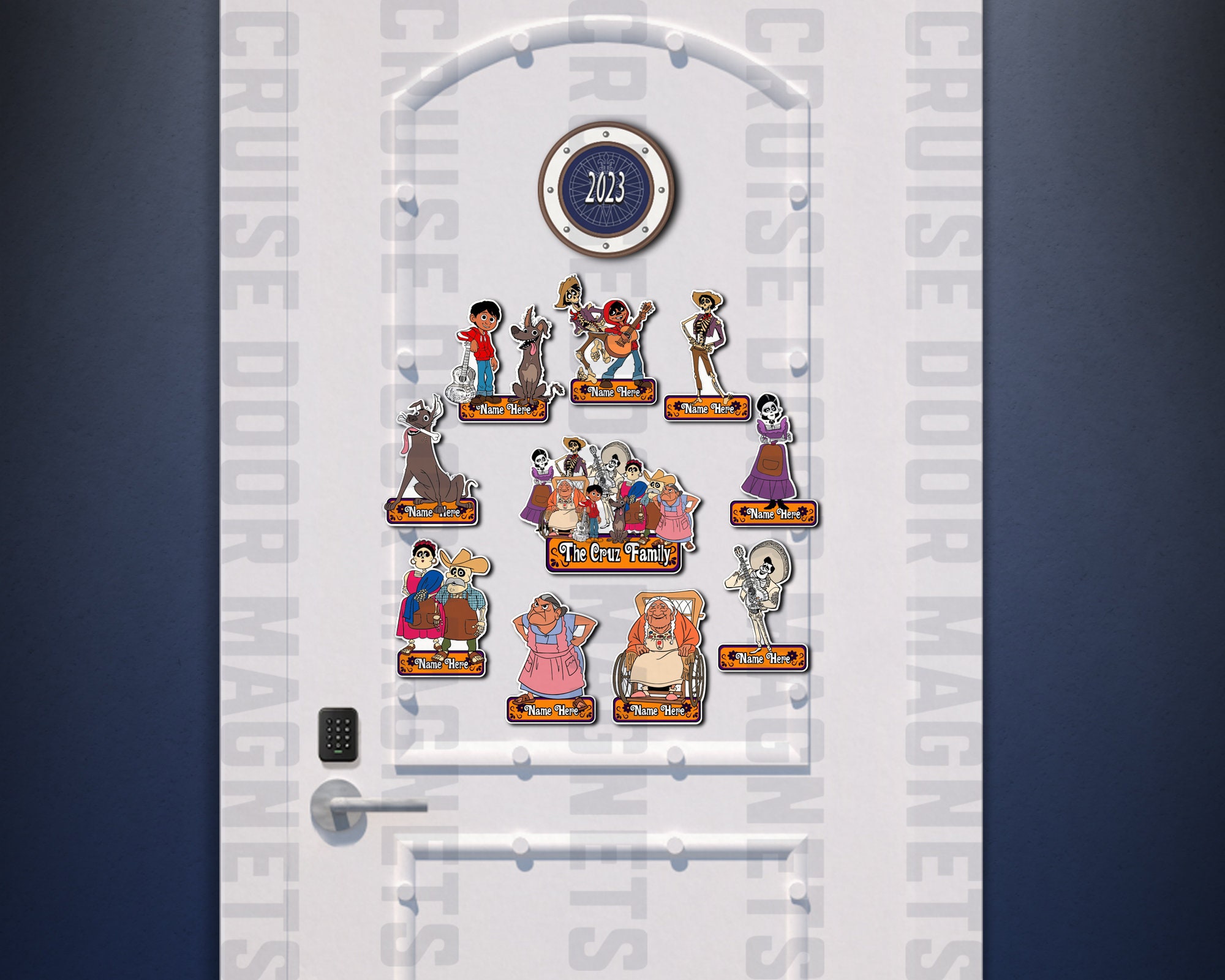 Coco Personalized Magnets DCL Disney Cruise Door Magnets - Etsy