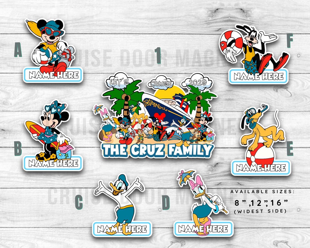 Let's Cruise DCL Cruise Door Magnet, Personalized Cruise Door Sign, DCL ...