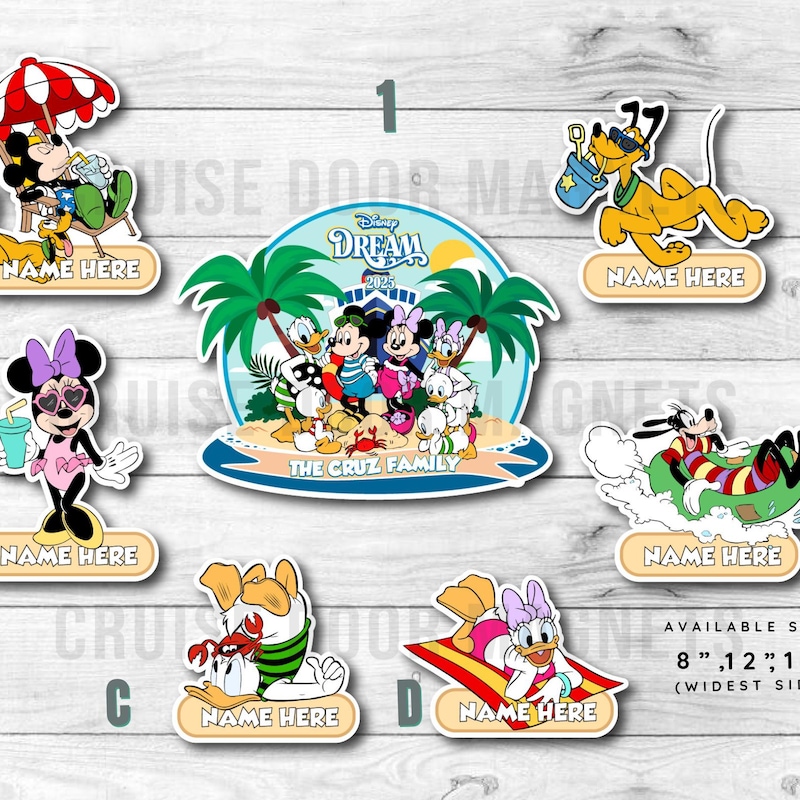 Disneycruise Door Magnets - Etsy