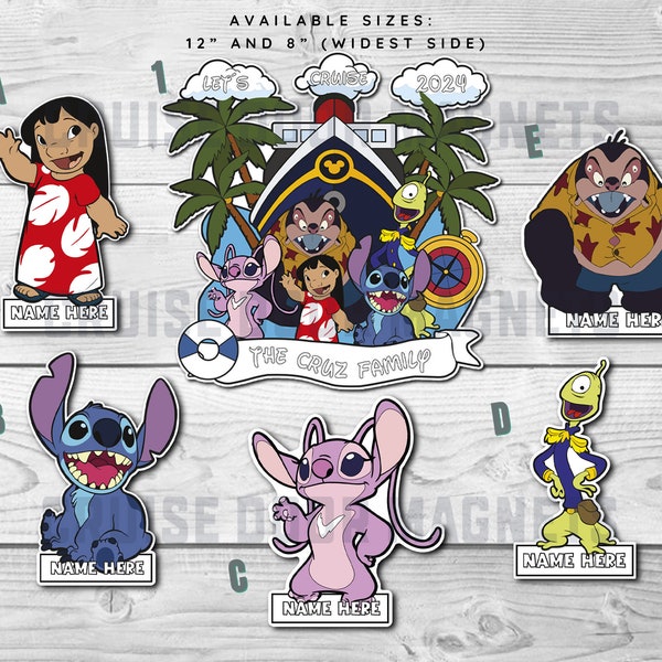 Stitch Dcl Magnets - Etsy