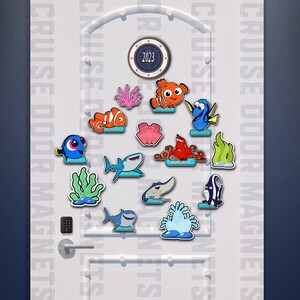 Finding Dory Personalized Disney Cruise Door Magnets - Stateroom ...