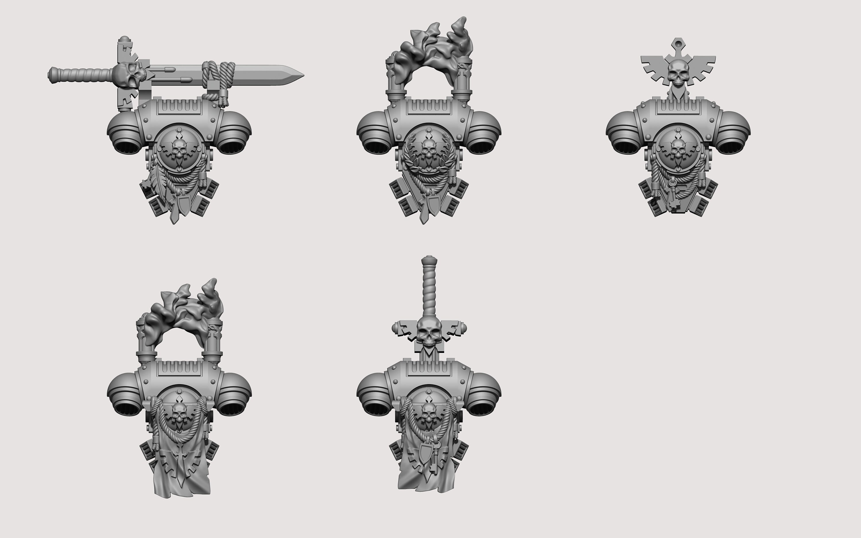 Dark Marines Backpack, Gloomy Angels. - Etsy