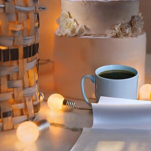 1.5m Mini Festoon LED String Lights – Clear Cable Fairy Lights for Cozy ...