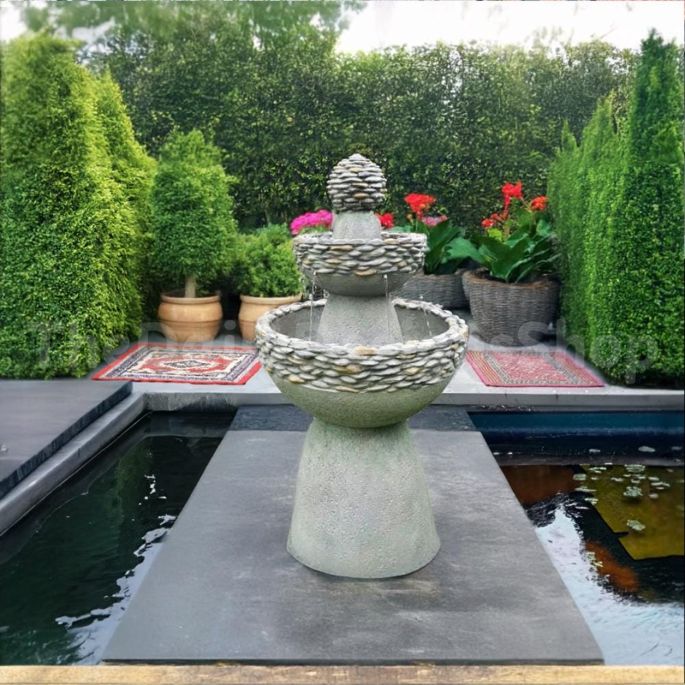Japanese Solar Fountain Japanese Water Fountain, Bamboo Accents Zen