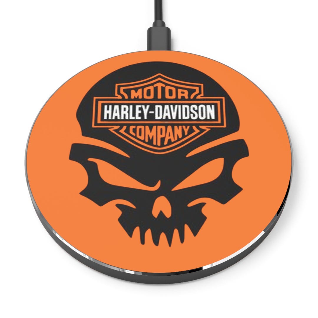 Wireless Charger, Harley Davidson Magnetic Phone Charger, Custom ...