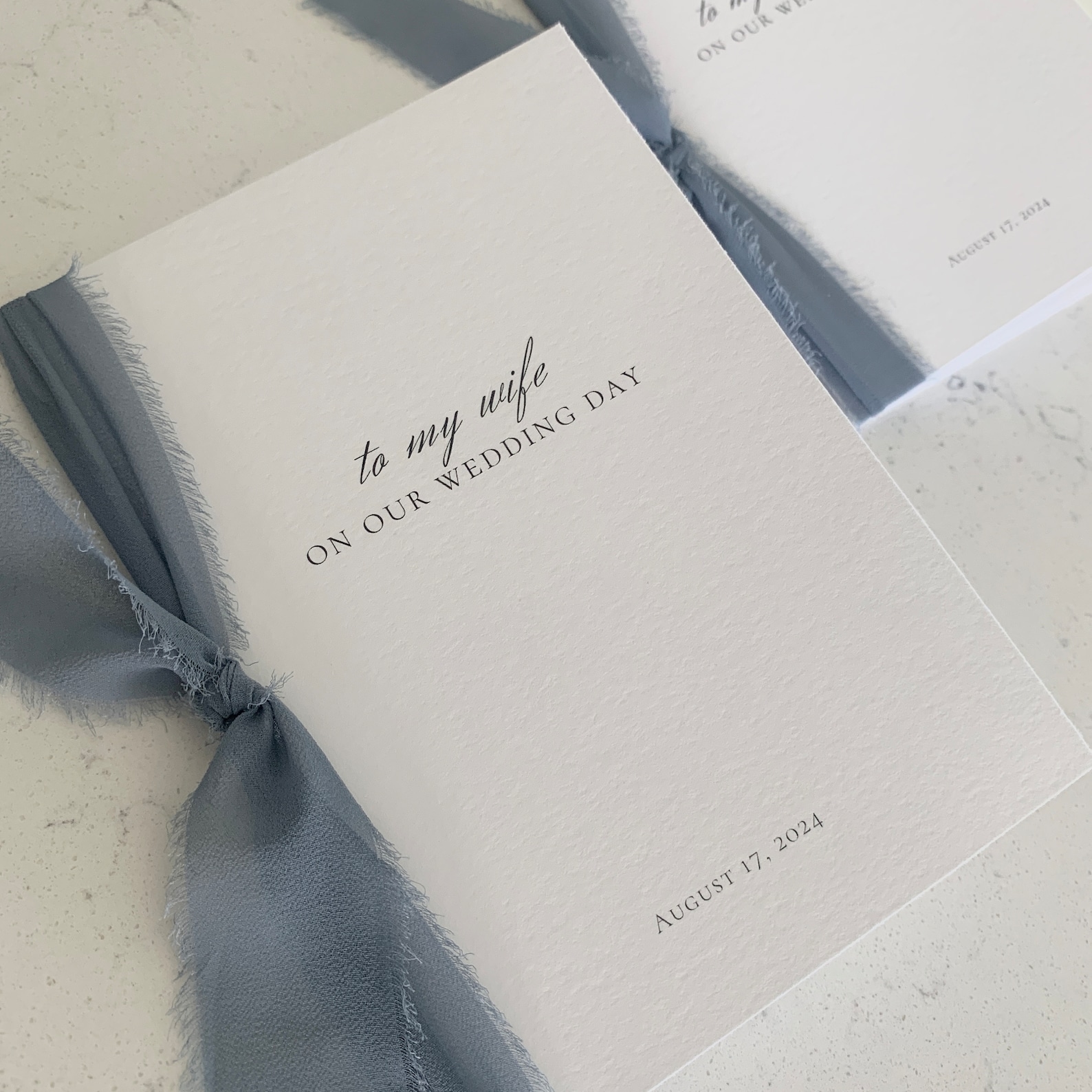 Handmade Paper Vow Books Set of 2 His and Hers Personalized Vow Books ...