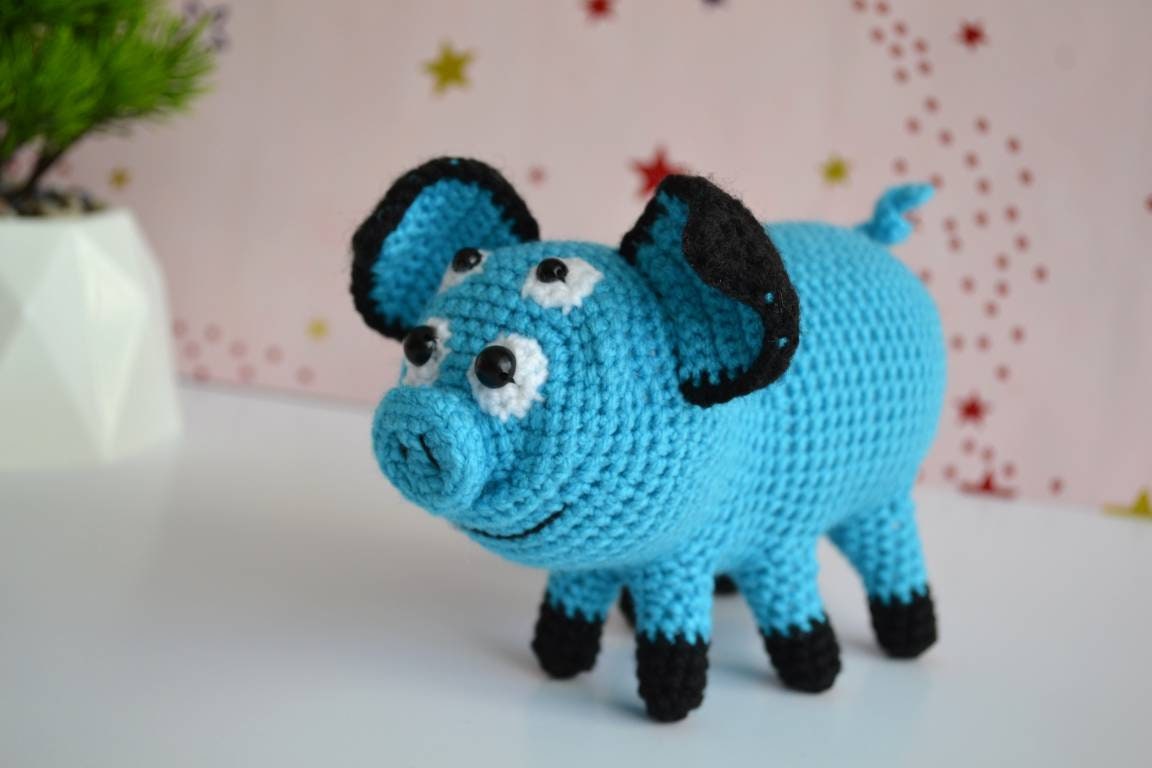 Funny Piggy Mutant Mandu Plush Toy - Etsy