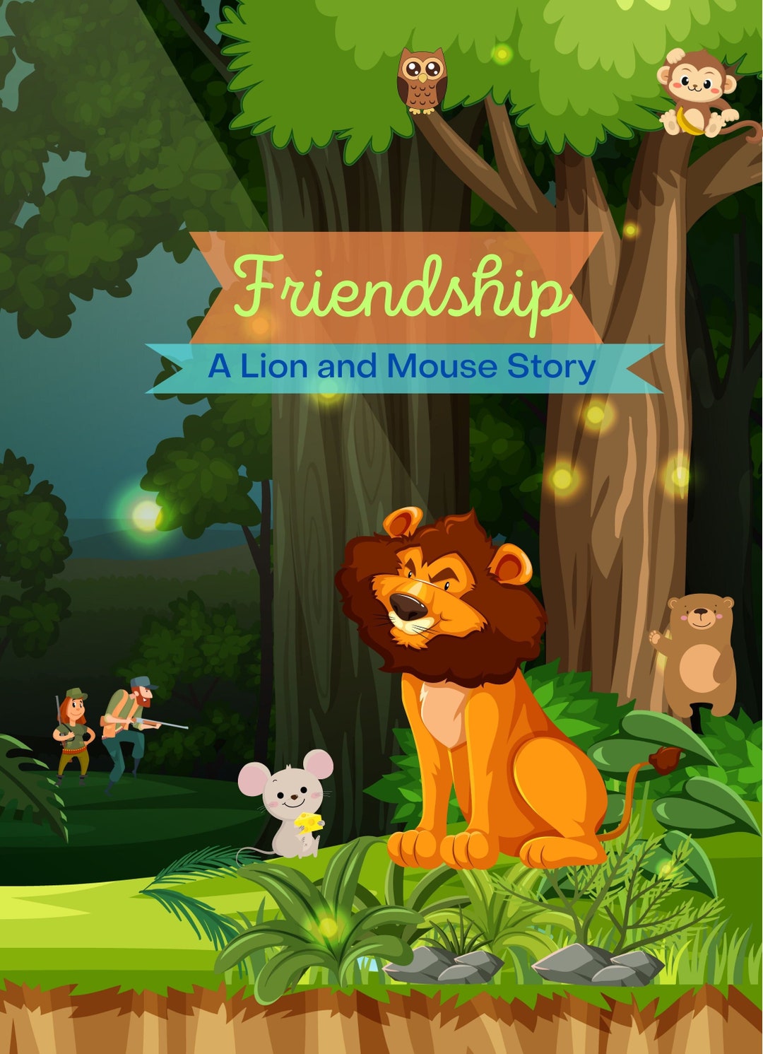 Friendship A Lion and Mouse Story - Etsy