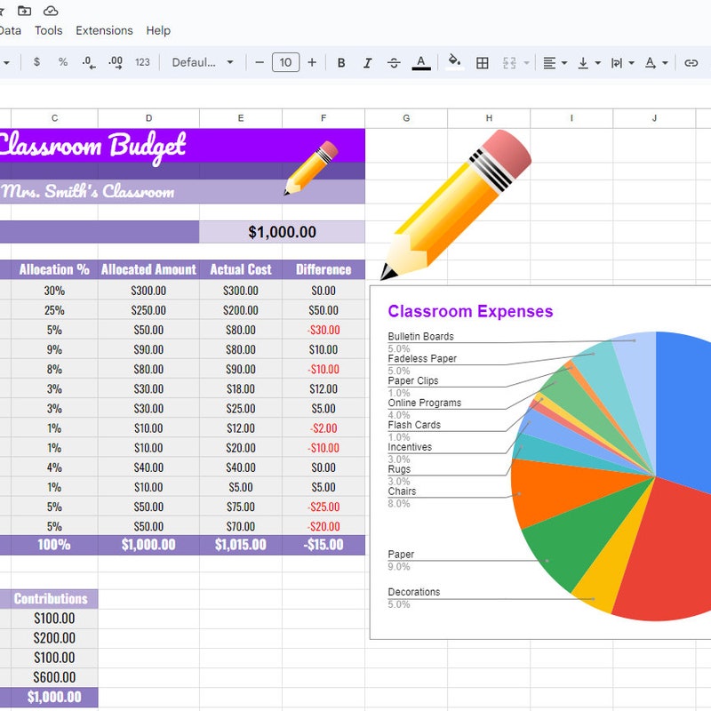 Excel Classroom Tracker - Etsy