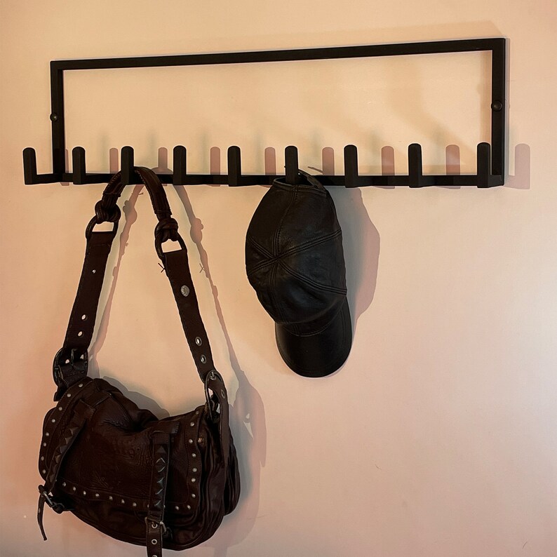 Metal Wall Art for Entryway Coat Rack, Modern Wall Coat Rack, Metal ...