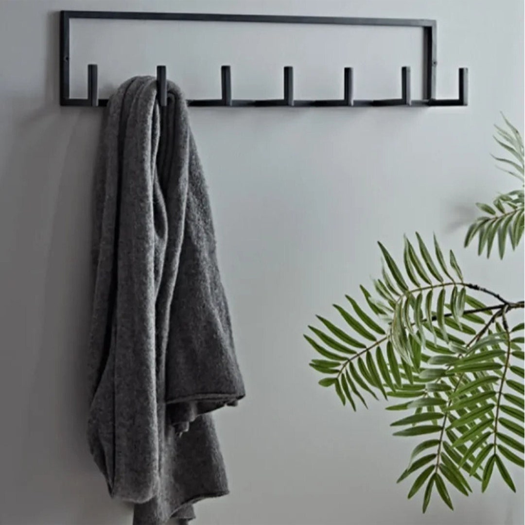 Metal Coat Rack Modern Coat Rack Wall Coat Hook Wall Art for Entryway ...