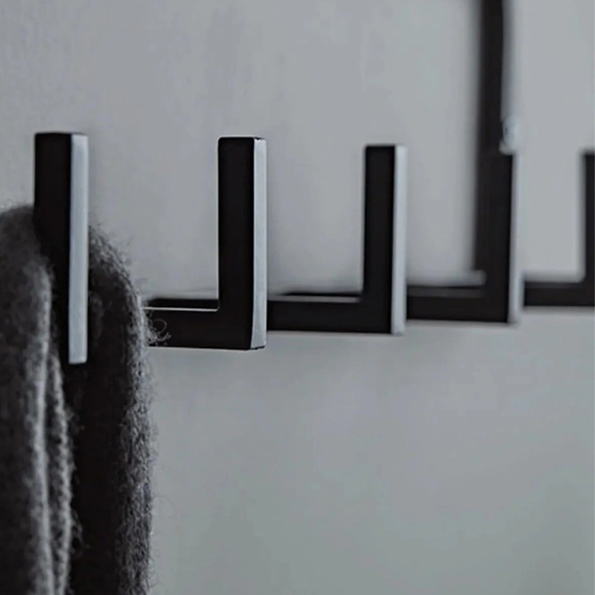 Metal Coat Rack Modern Coat Rack Wall Coat Hook Wall Art for Entryway ...