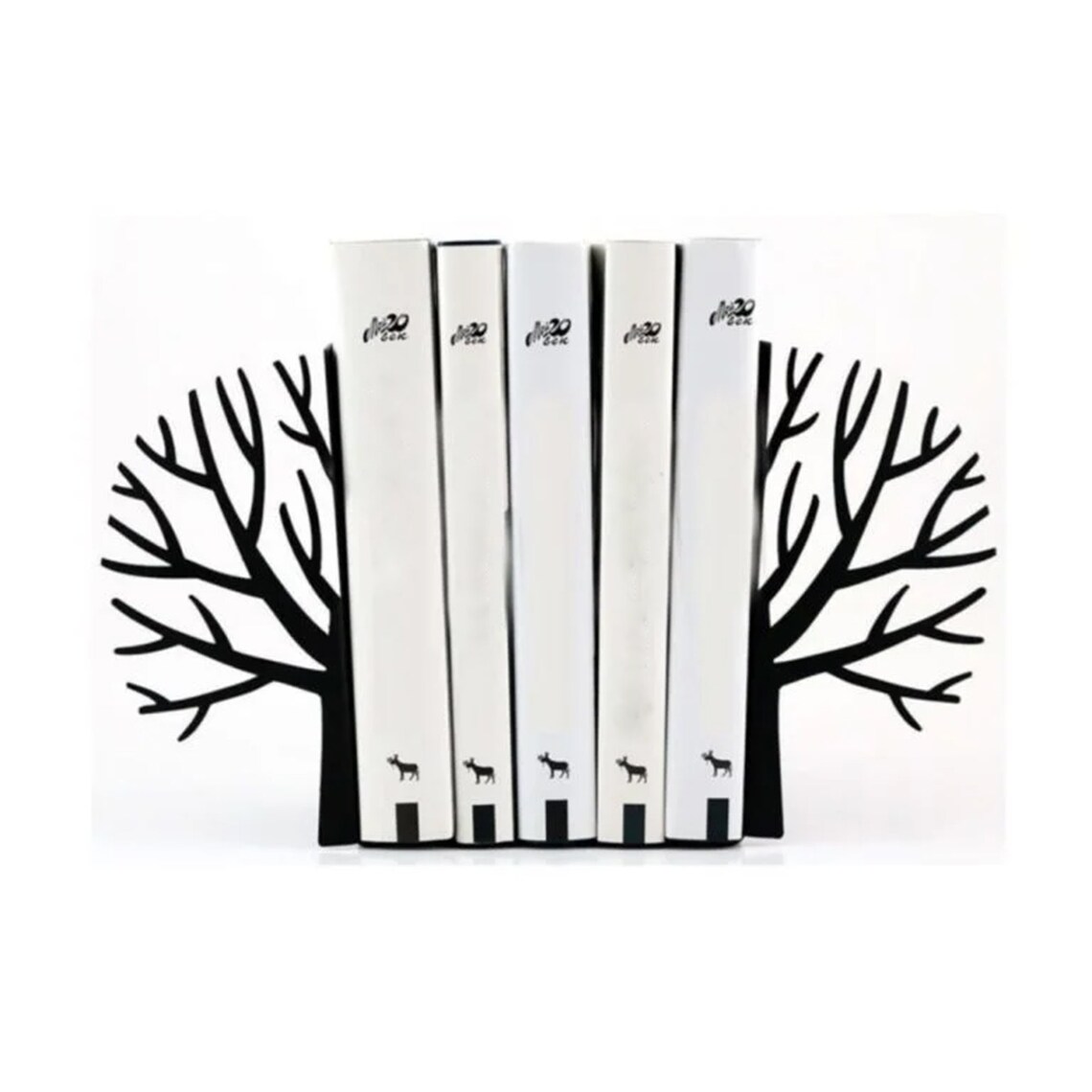 Metal Tree Bookends Life of Tree Bookends Sturdy Book Stopper Book ...