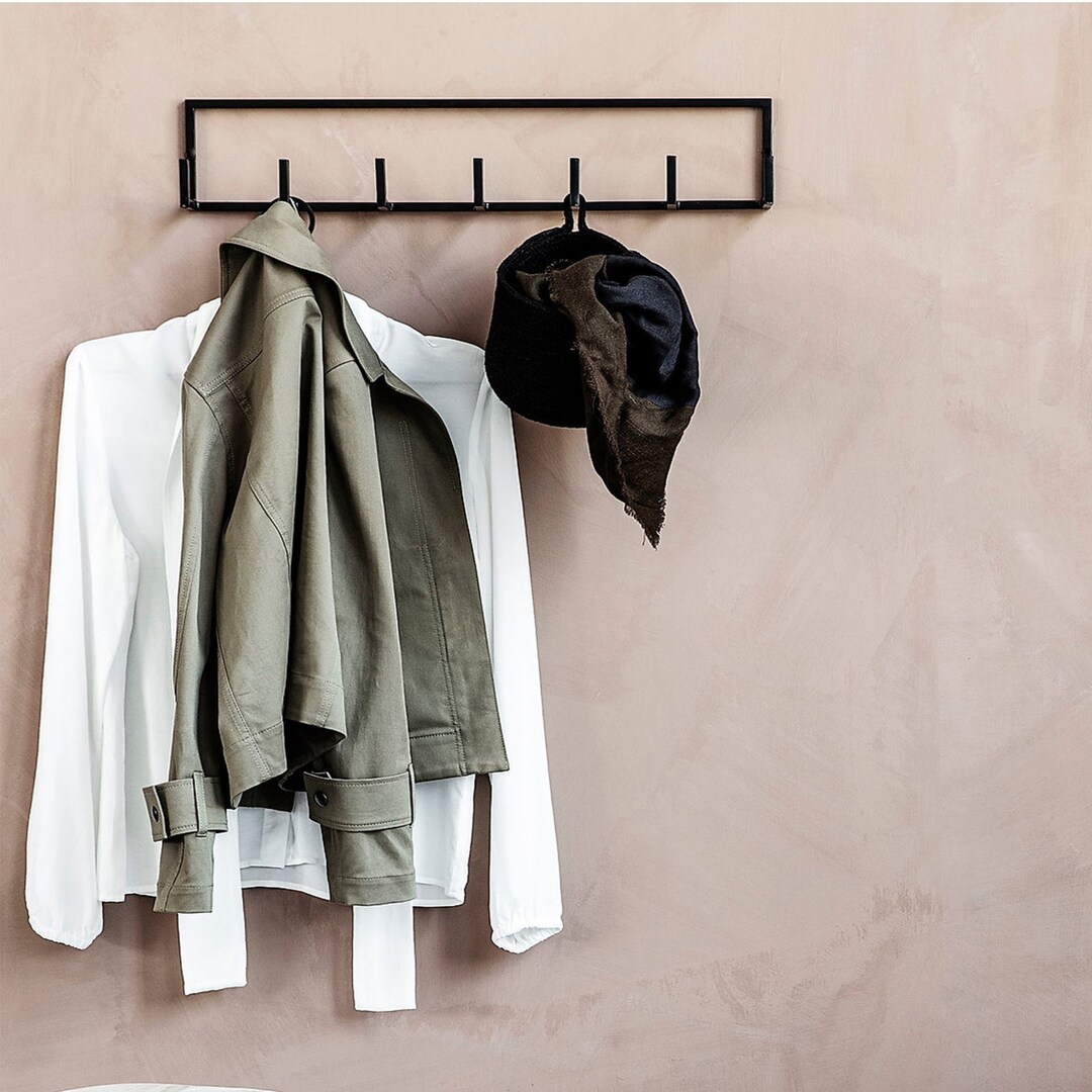 Metal Wall Art for Entryway Coat Rack, Modern Wall Coat Rack, Metal ...