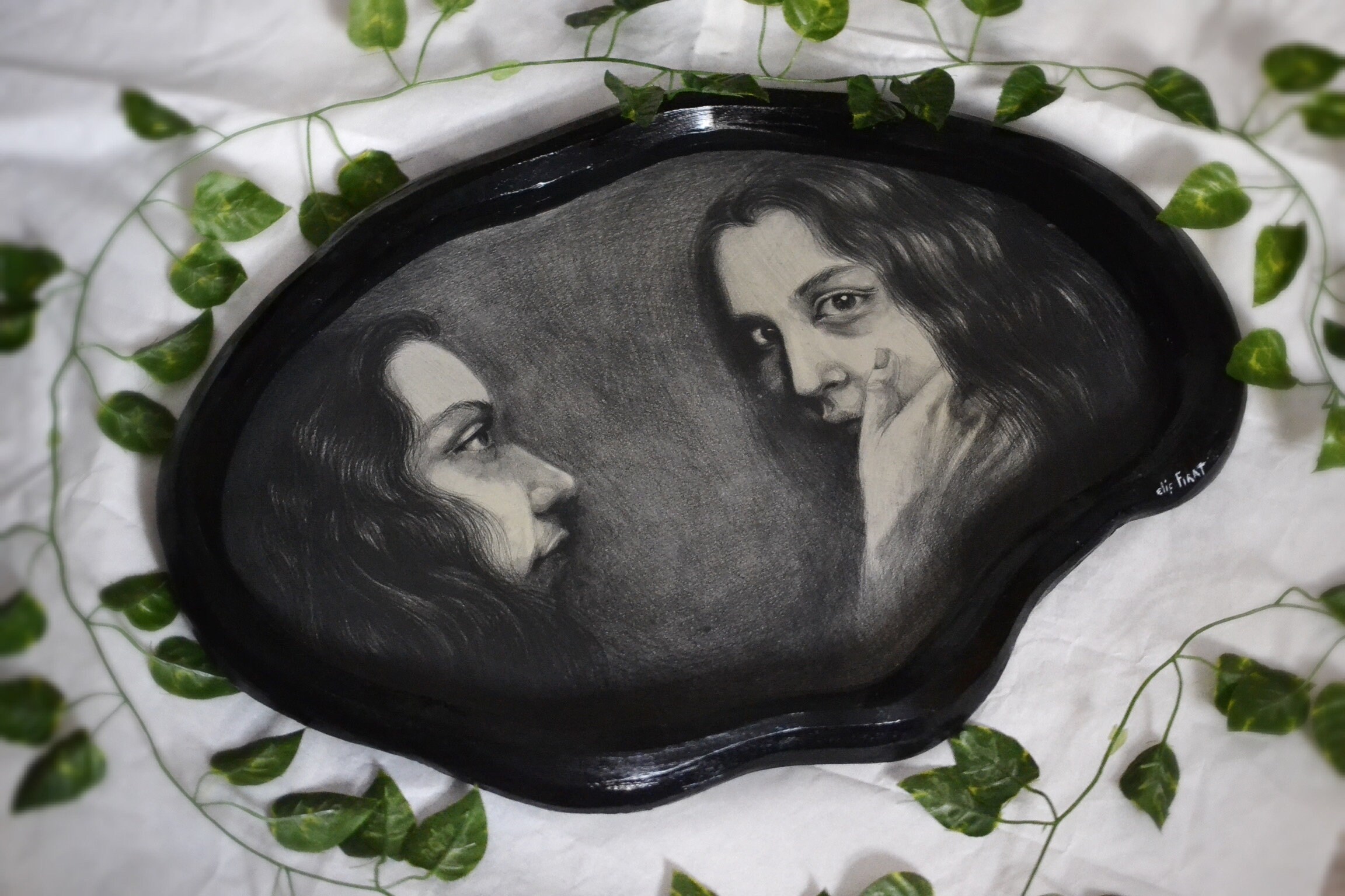 Original Pencil Drawing, Classical Portrait Painting, Surreal Painting ...