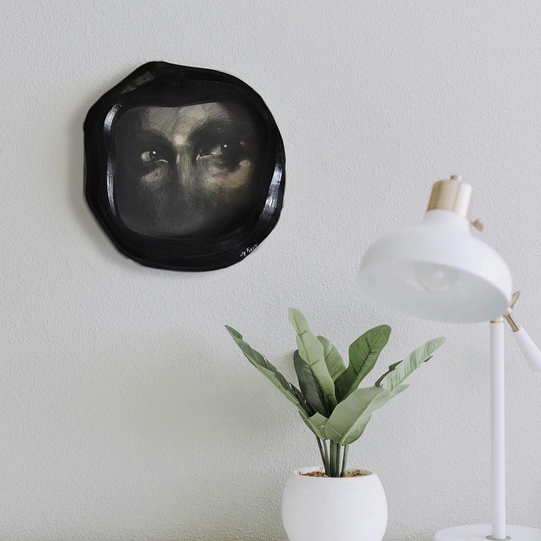 Original Wall Painting, Home Wall Art, Eye Drawing, Pencil Drawing ...