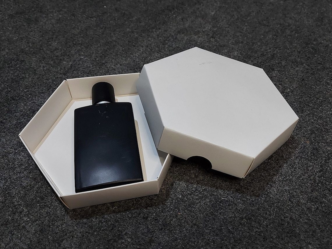 Hexagon Box With Lid Template No Glue Box 6-sided Polygon Gift Box With ...