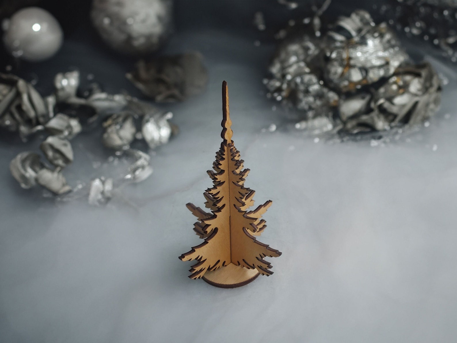 Christmas Tree Laser Cut Template: Desktop Decor (SVG DXF PDF) - Etsy
