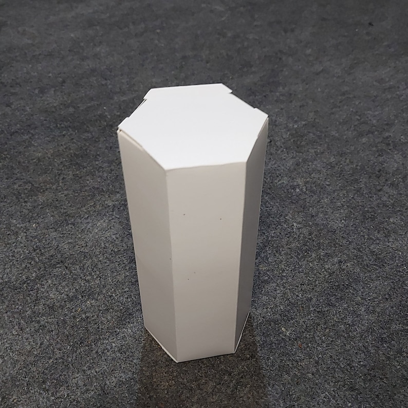 Hexagon Box Template SVG - 6-sided Box Polygon Gift Box SVG Cricut ...