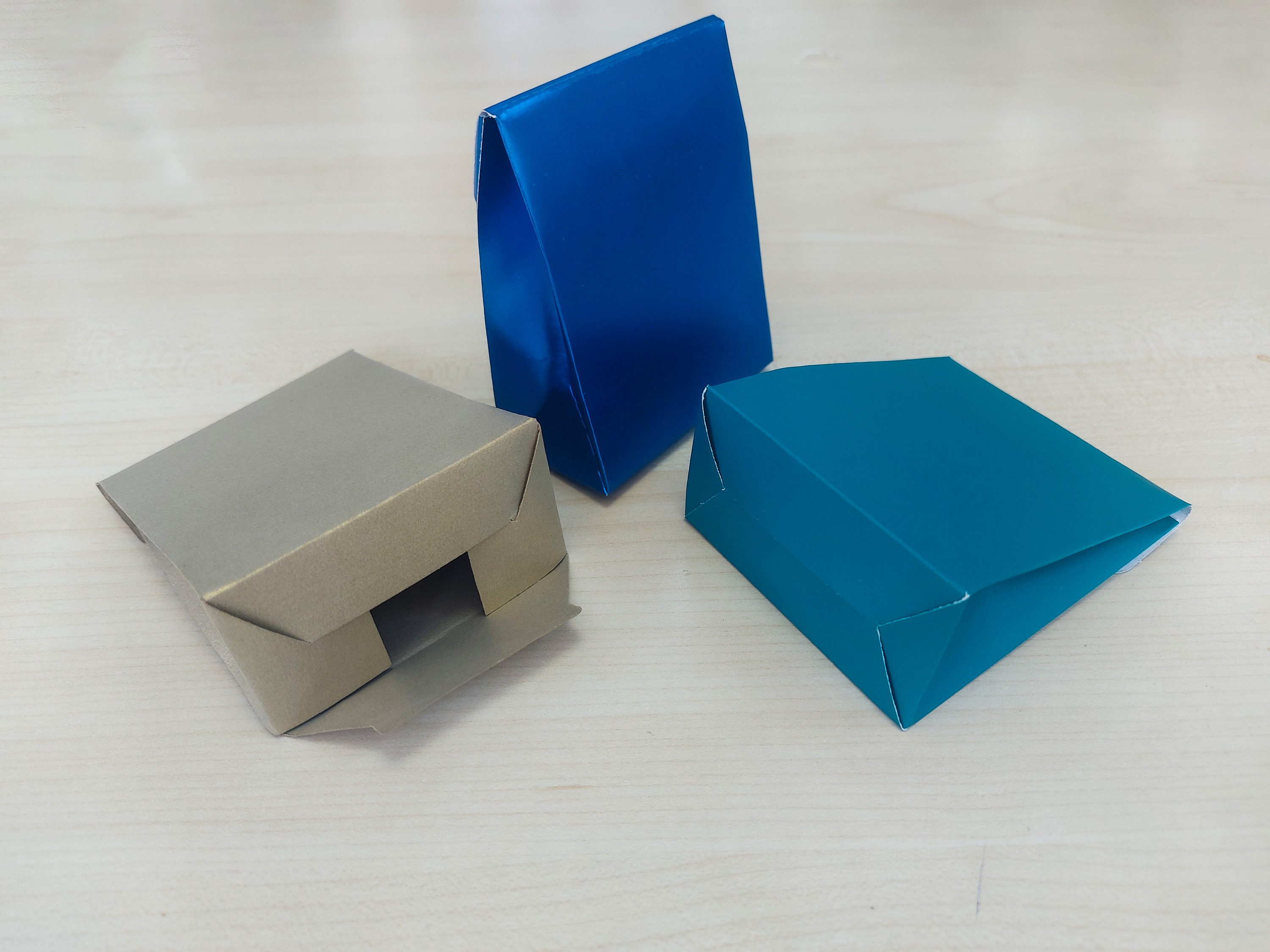 2 Size Tiny Paper Bag SVG Template - Cricut SVG - Wedding Favor Box ...