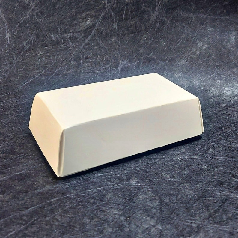 Gold Bar Shaped Box SVG Bullion Box With Lid Template SVG - Paper ...