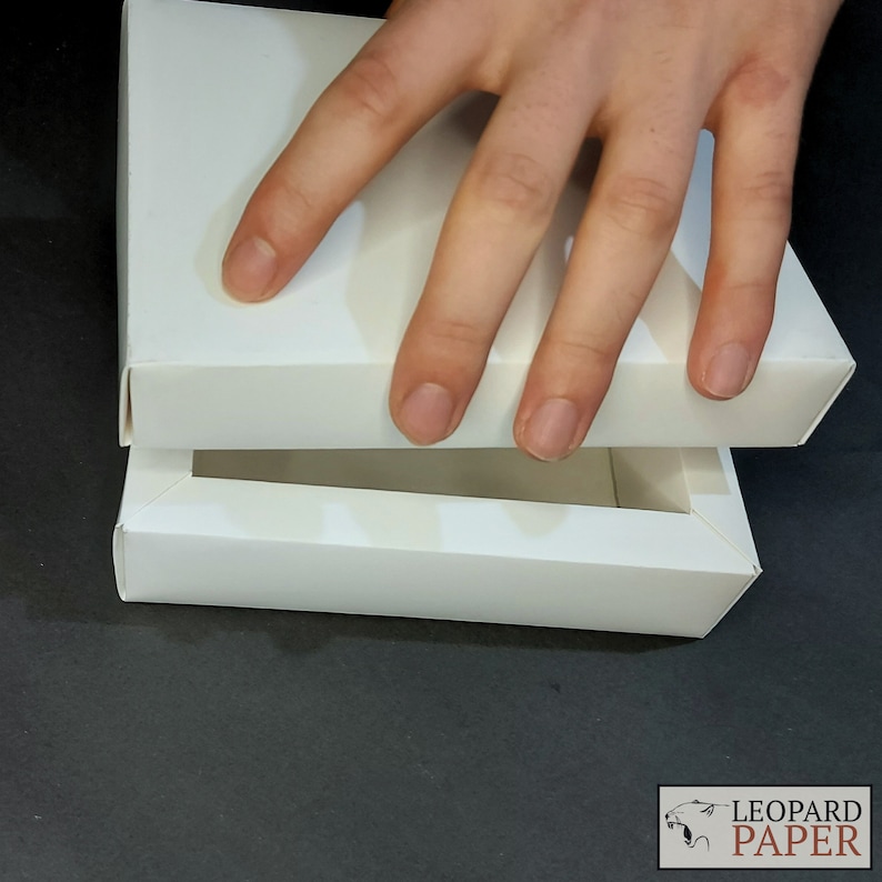 Tray Box With Lid SVG gift Box Four Fold Storage Box Template Cricut ...