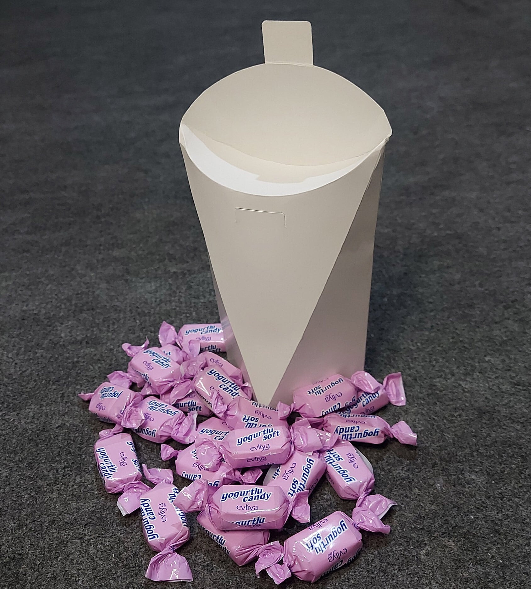 Candy Box SVG - Cone Pillow Box Template Cricut Silhouette - Mystery ...