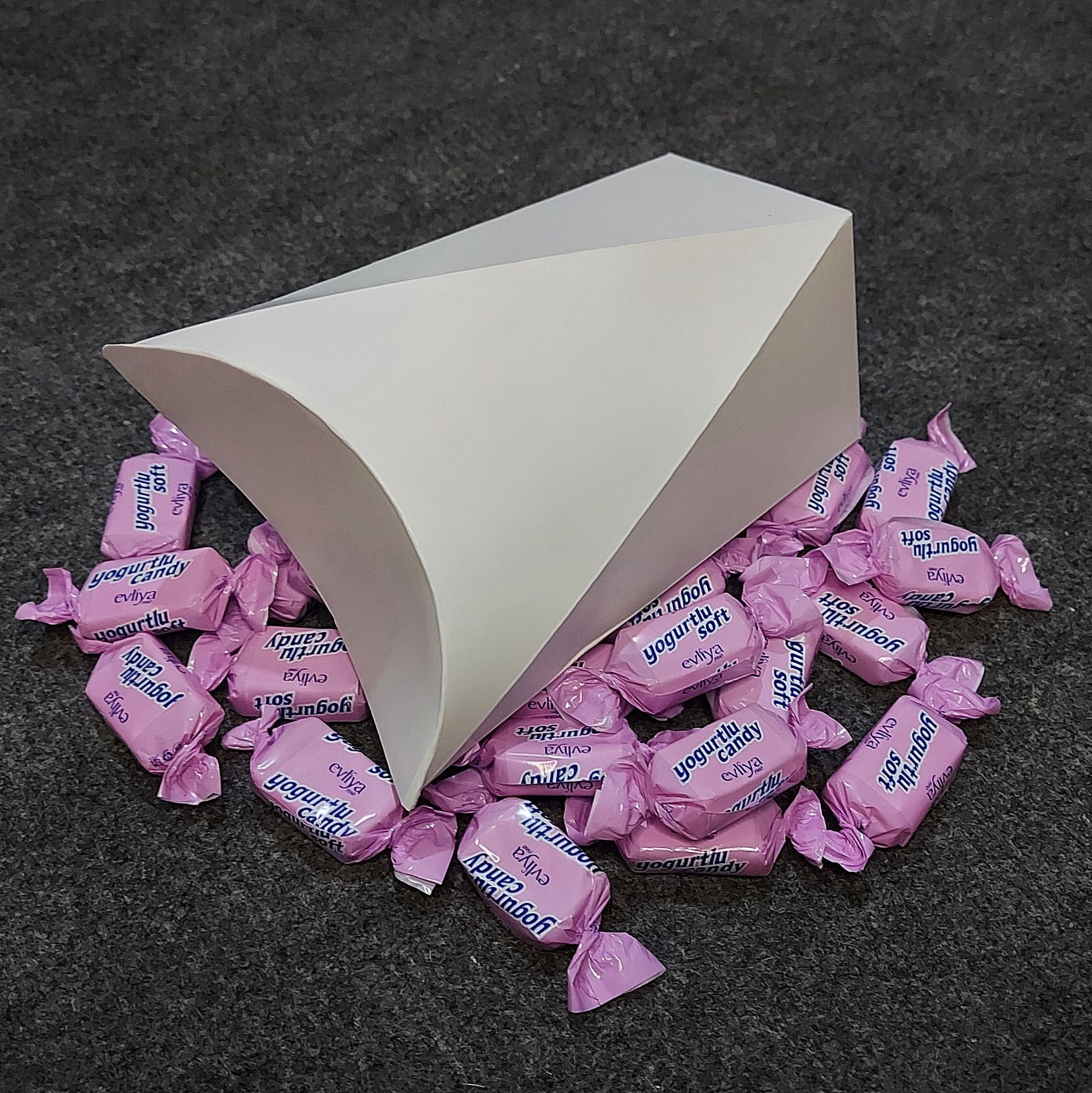 Candy Box SVG Cone Pillow Box Template Cricut Silhouette - Etsy