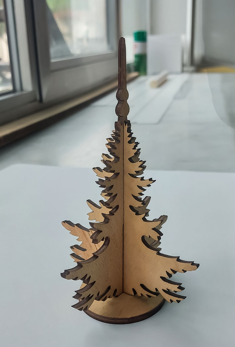 Christmas Tree Laser Cut Template SVG DXF PDF Desktop - Etsy