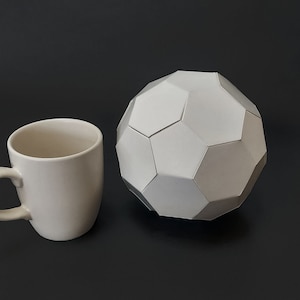 Paper Ball Template SVG - Soccer Ball Paper Toy - Cricut Template for ...