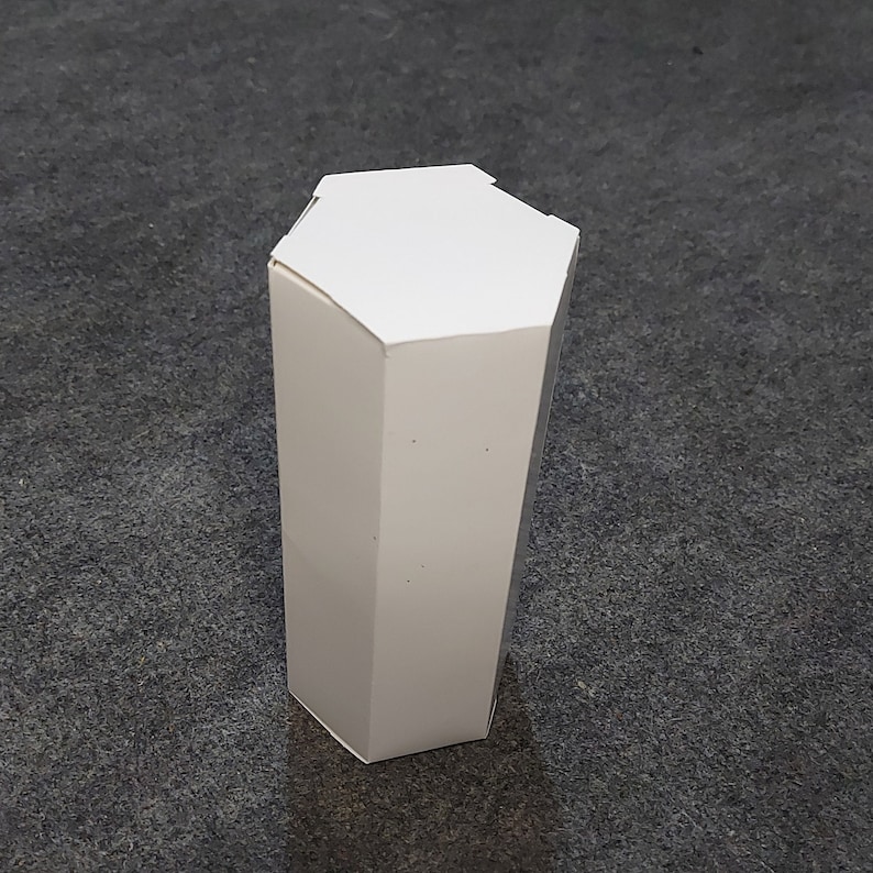 Hexagon Box Template SVG - 6-sided Box Polygon Gift Box SVG Cricut ...