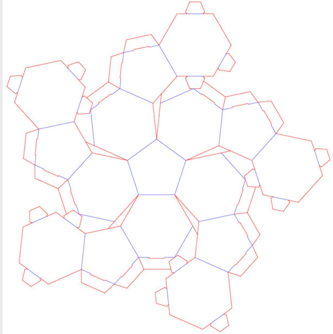 Plantilla de bola de papel SVG Pelota de fútbol Juguete de papel 3d ...