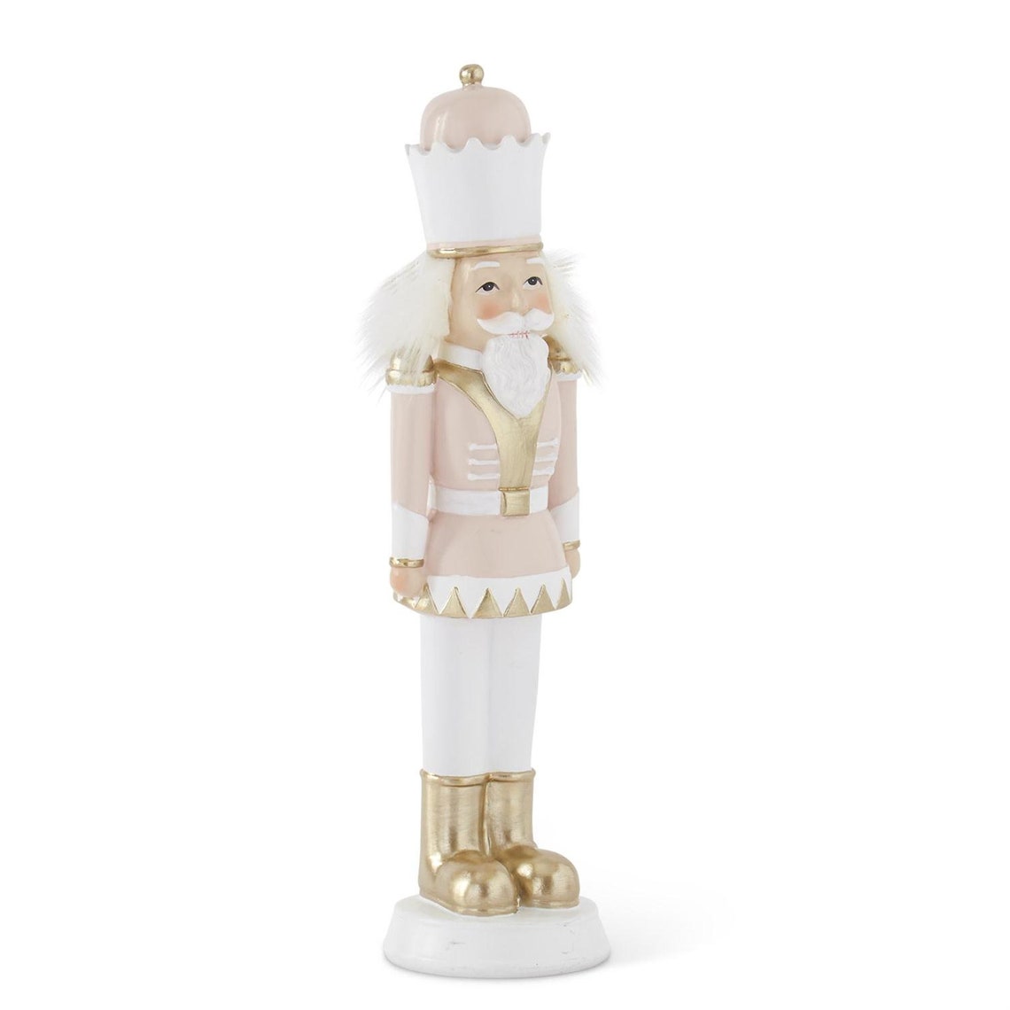 Pink and Gold Wooden Nutcrackers Soldiers | Pink Gold | Traditional ...