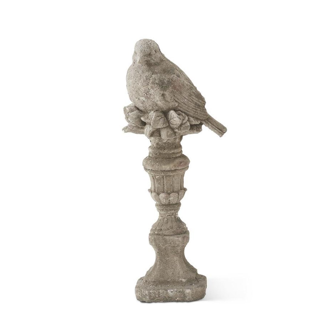Carved Resin Bird Finial, Shabby Chic, Bird Lovers Decor, Vintage Decor ...