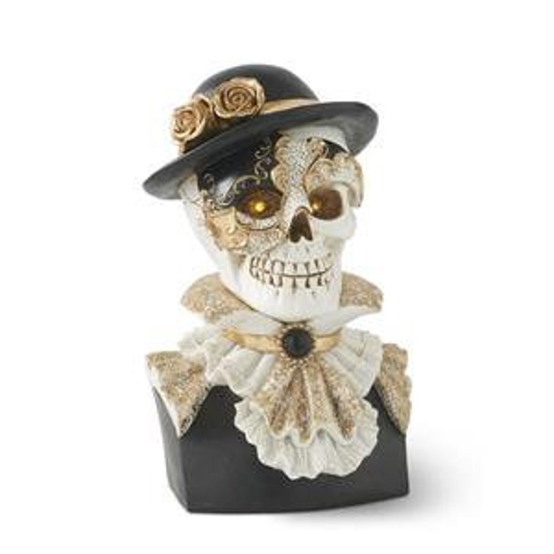 Masquerade Skeleton Bust Female | Halloween Decor | Halloween ...