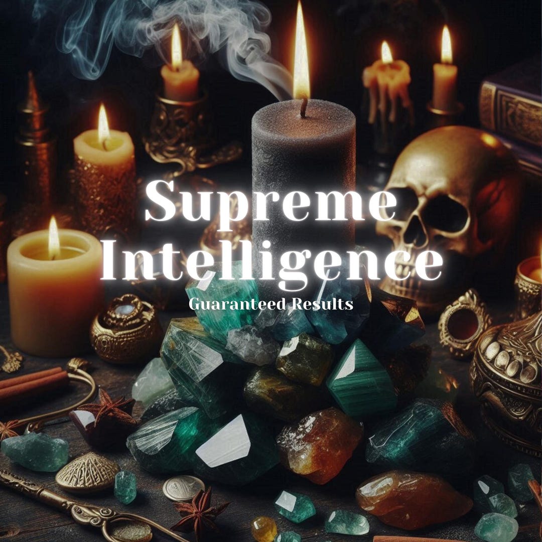 Supreme Intelligence Spell - Unlock Your Full Brain Power Hex - Boost ...