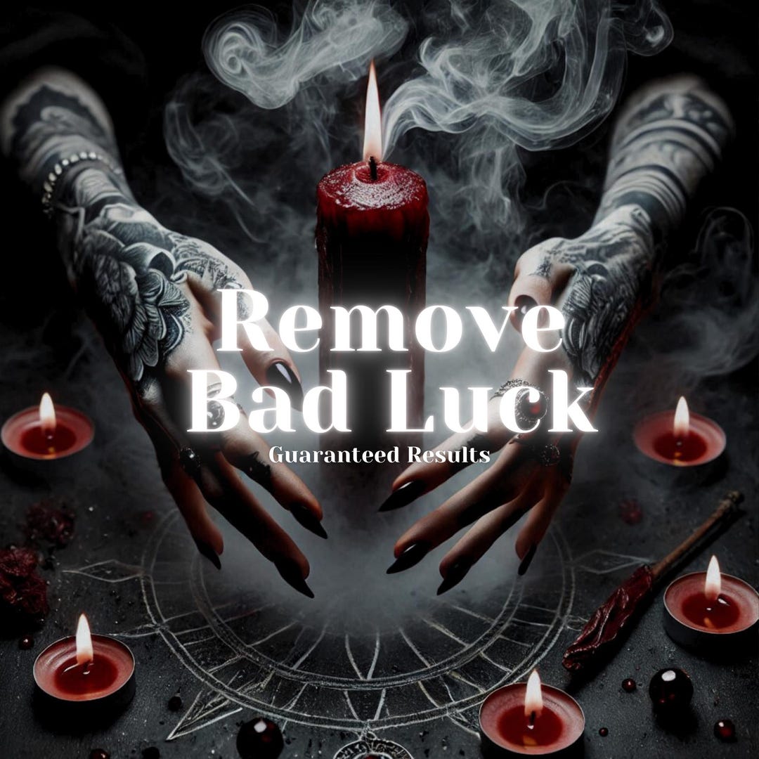 Remove Bad Luck Spell, Personalized Energy Healing (PDF Report) - Etsy