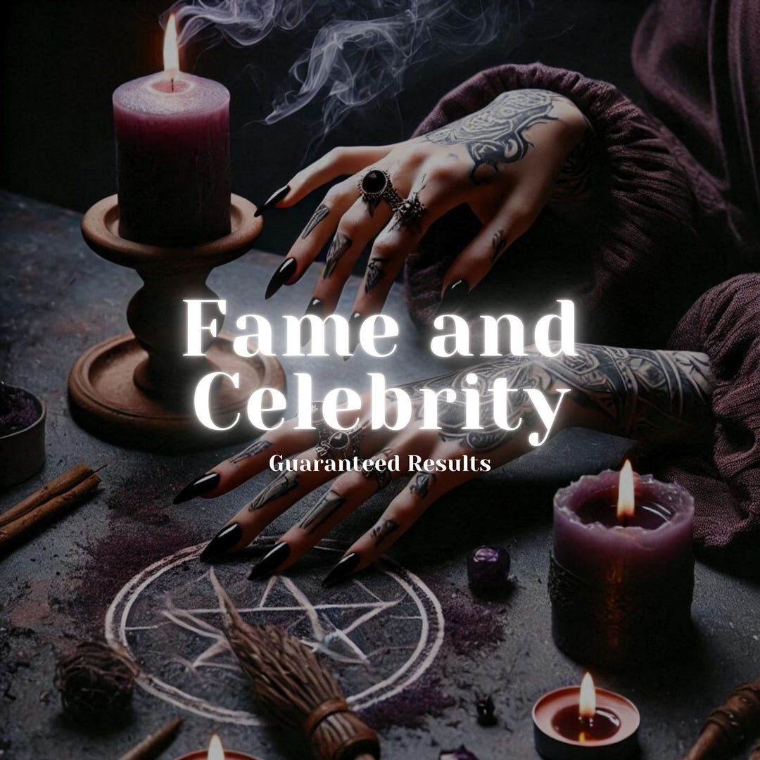 Fame and Celebrity Spell – Personalized Sorcery for Stardom - Etsy