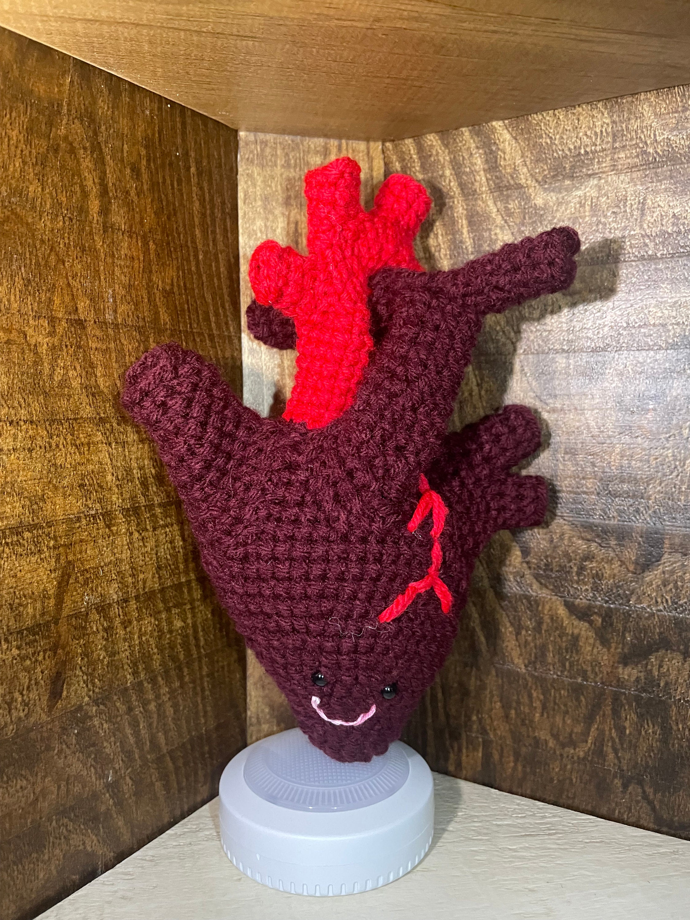 Crocheted Anatomical Heart - Etsy
