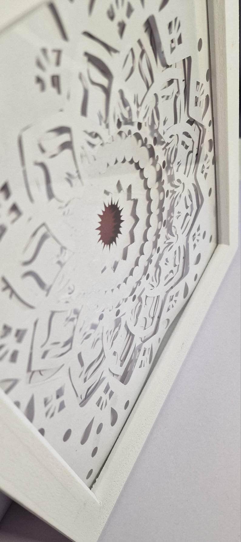 Mandala Lightbox, Shadow Box, SVG, Cricut. Paper Art, Wall Decor. - Etsy