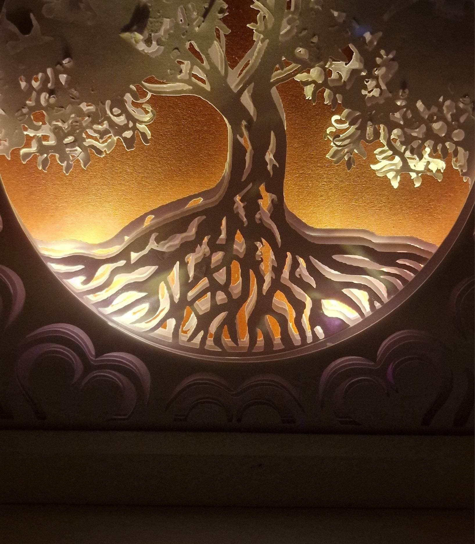 Tree of Life Light Box, Shadow Box, SVG - Etsy