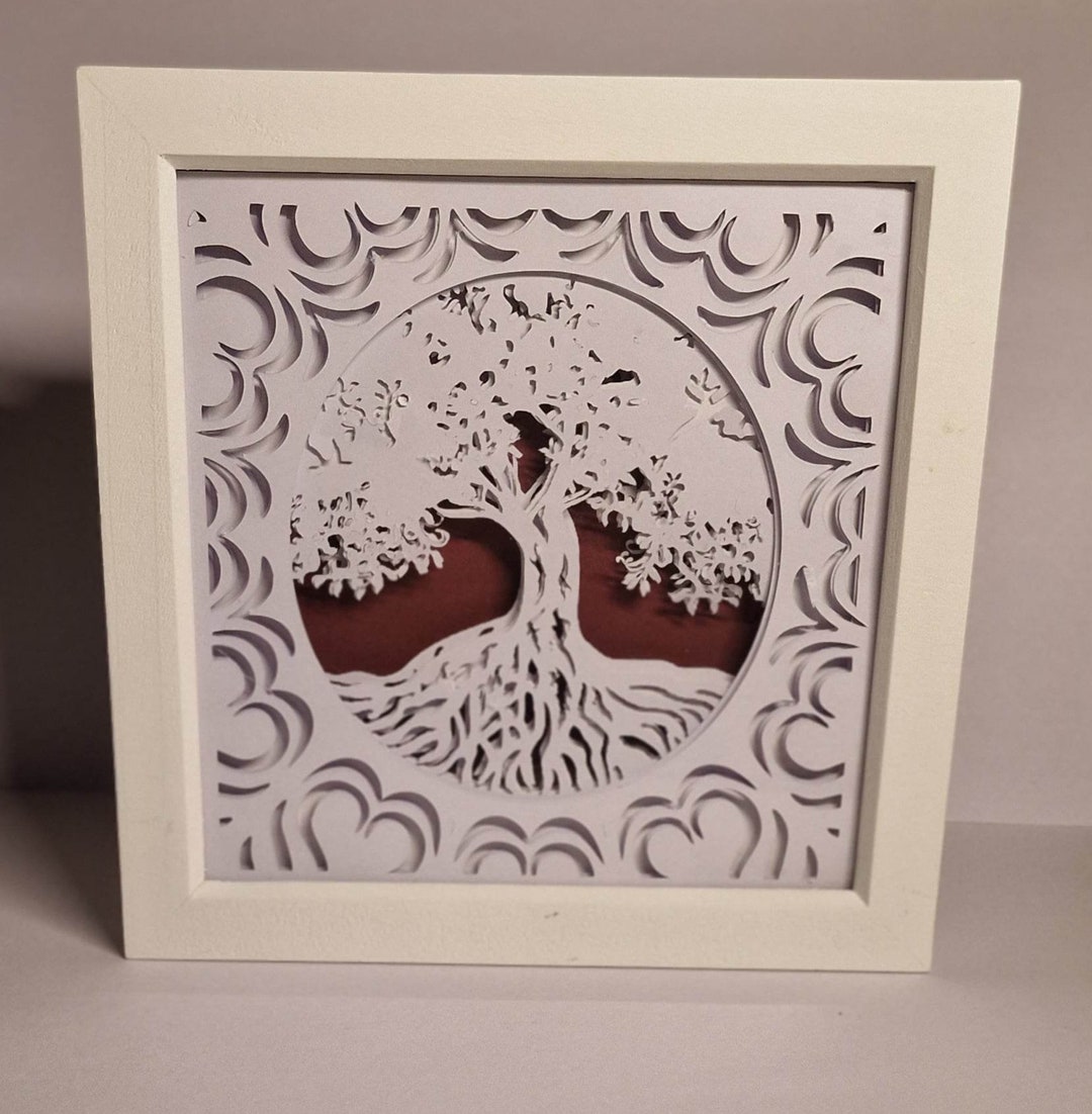 Tree of Life Light Box, Shadow Box, SVG - Etsy