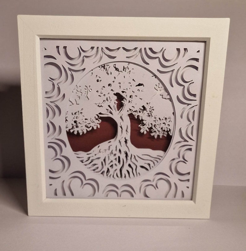 Tree of Life Light Box, Shadow Box, SVG - Etsy