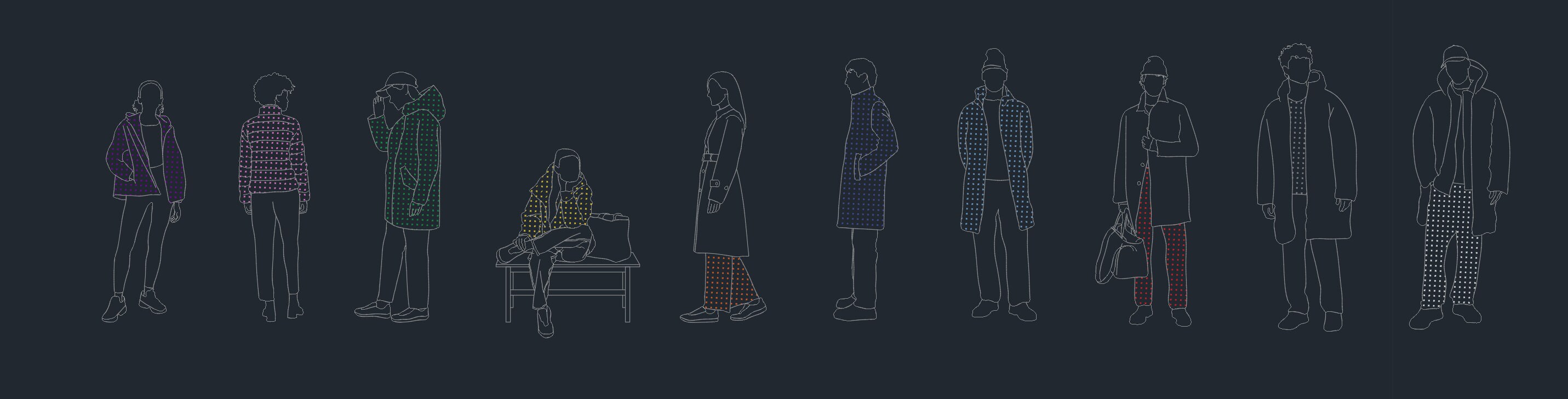 Pack Autocad DWG Winter - Etsy