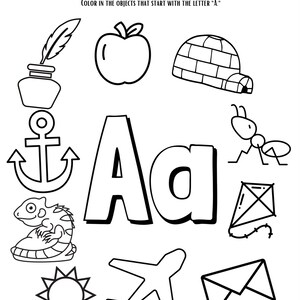 Preschool Beginning Sounds - Etsy