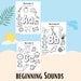 Preschool Beginning Sounds - Etsy