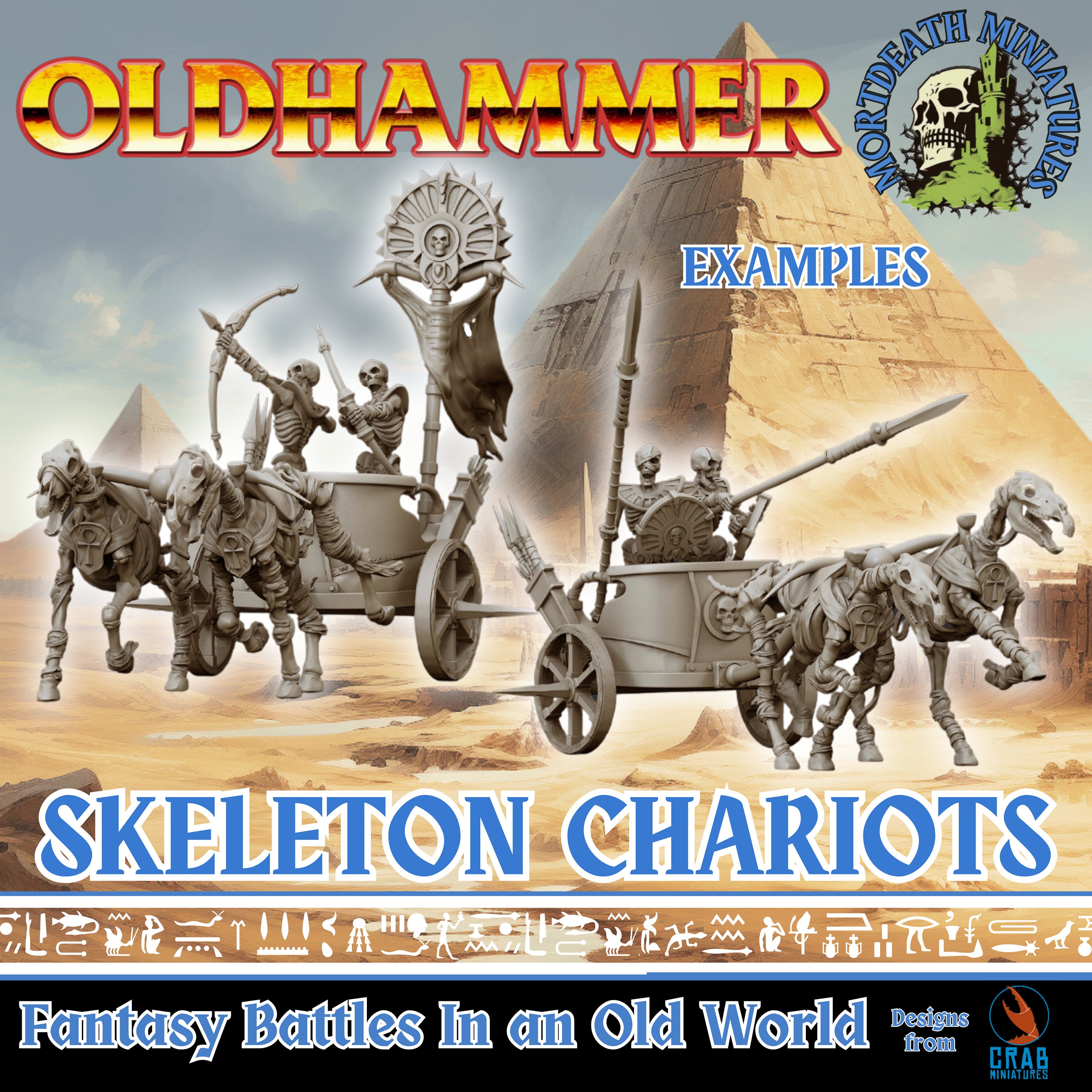 Skeleton Chariots, Tomb Lords, Undead Chariots - Etsy UK