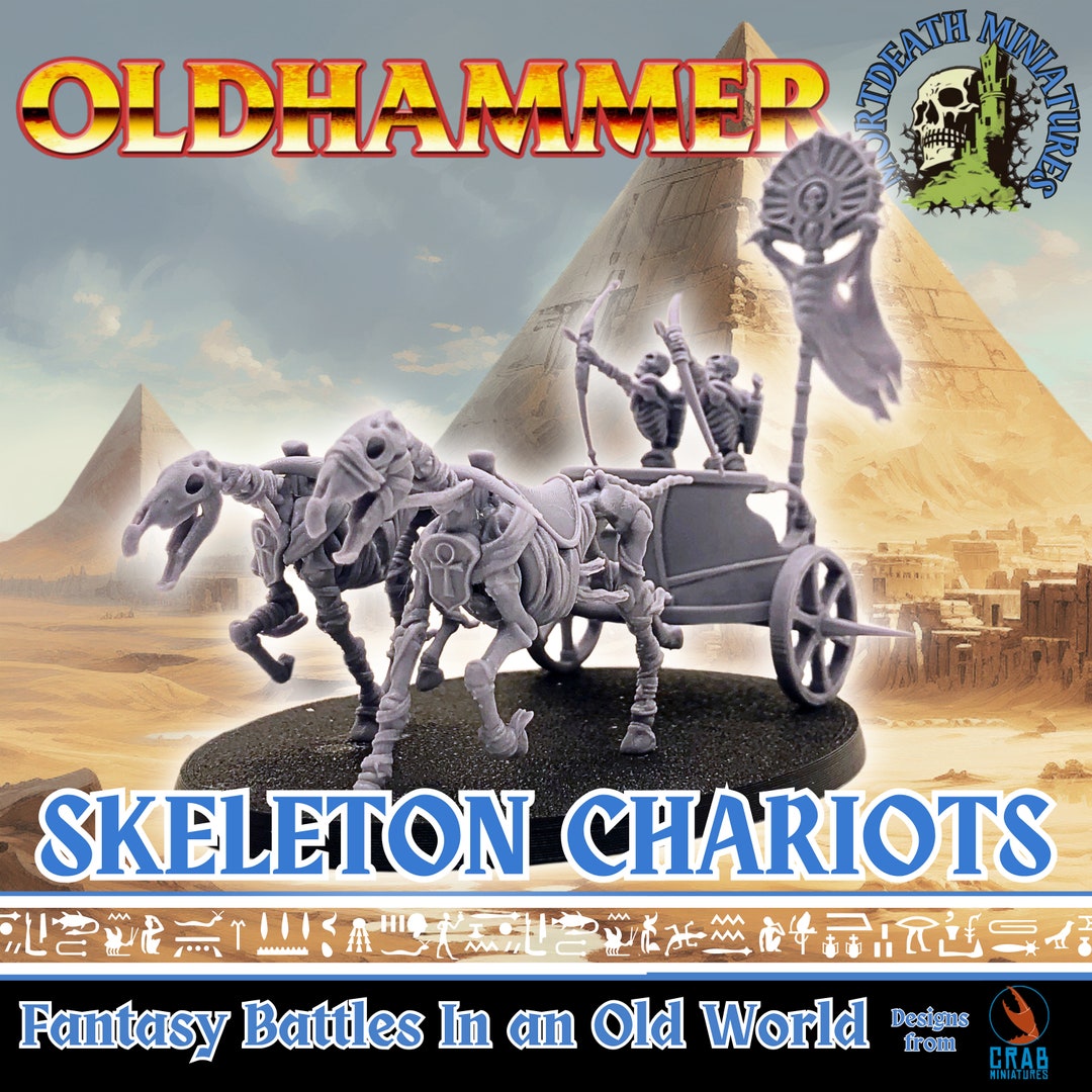 Skeleton Chariots, Tomb Lords, Undead Chariots - Etsy UK